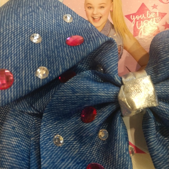 JoJo Siwa | Accessories | Jojo Siwa Denim Bow | Poshmark